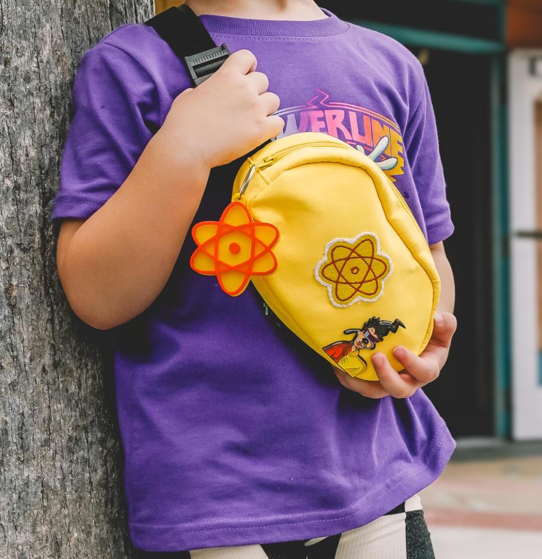 Powerline Crossbody Bag, Disney Goofy Movie Inspired, Adjustable Strap ...