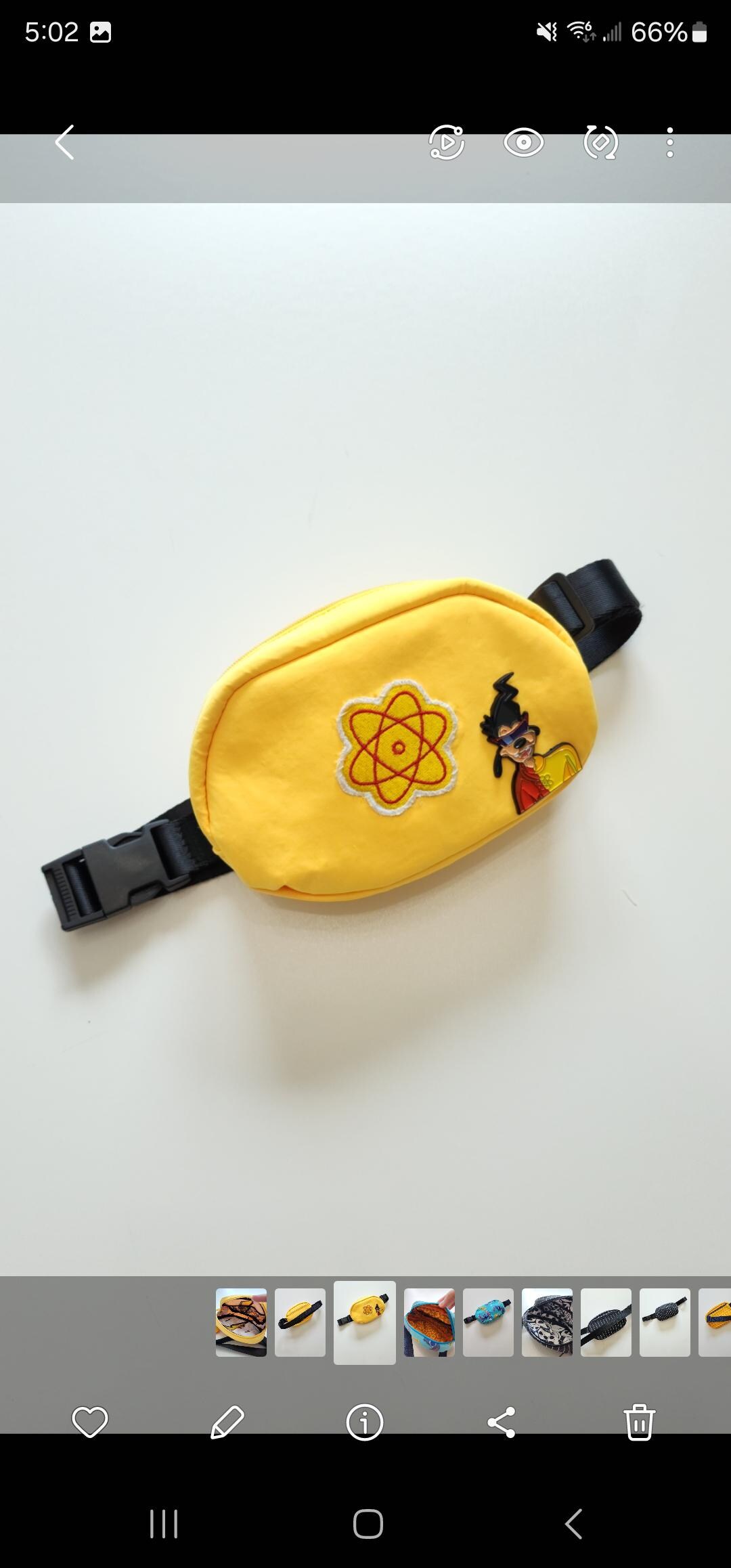 Handmade Powerline Crossbody Bag, Disney Goofy Movie Inspired ...