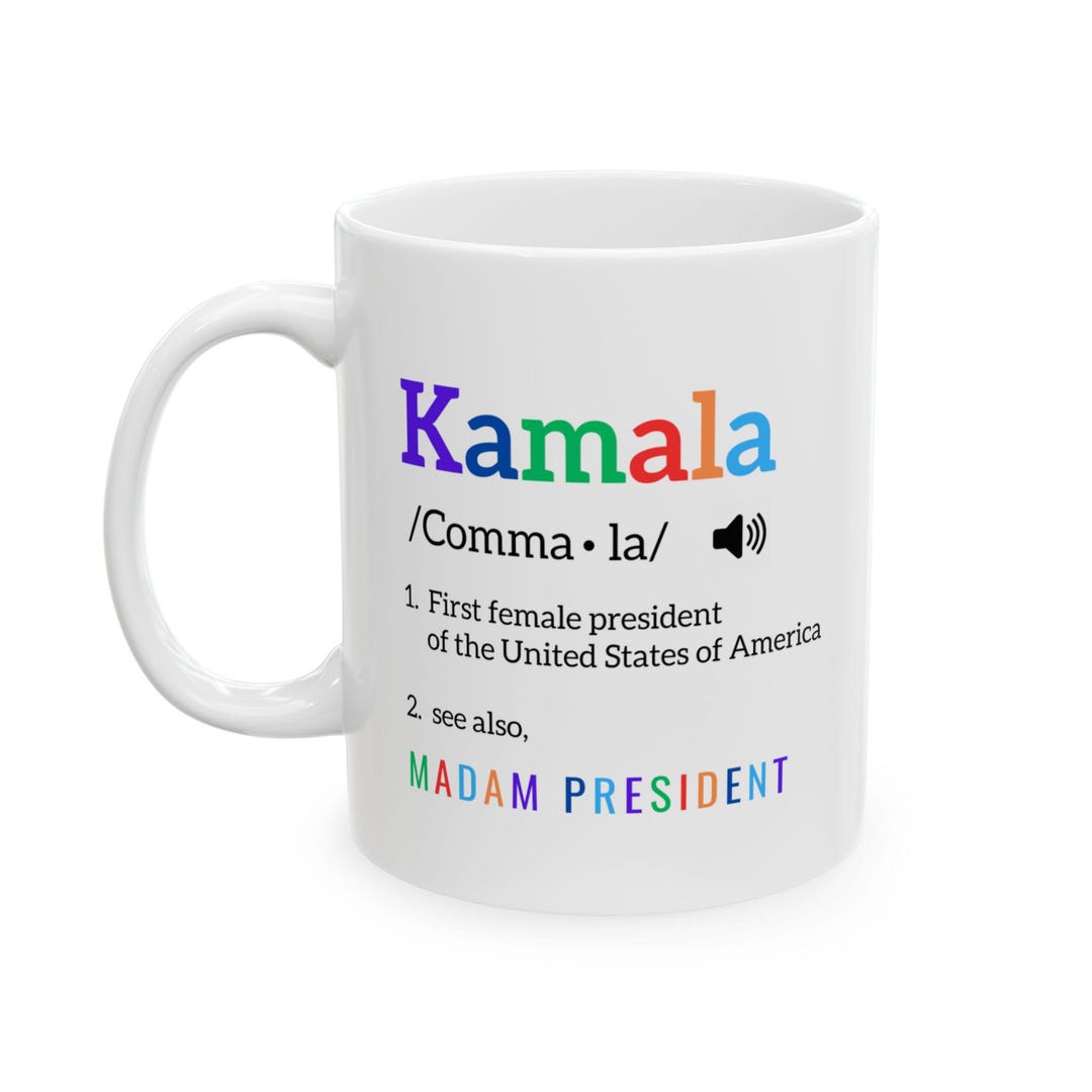 Madam President Mug, Kamala Harris Mug, Democrat Mug, Election Mug ...