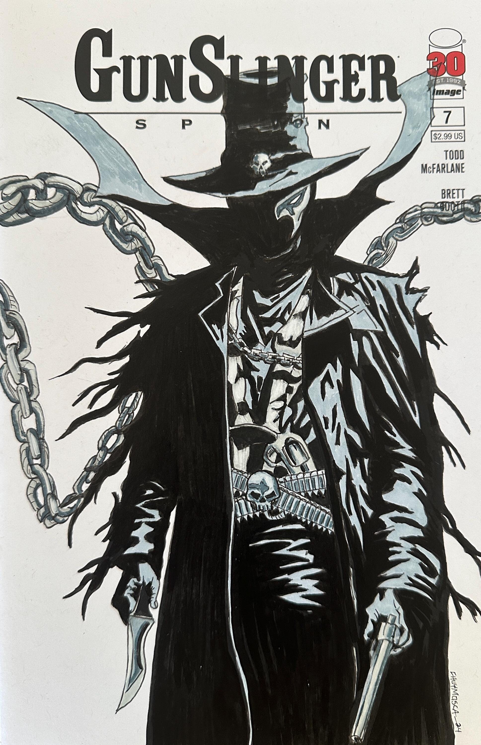 Gunslinger Spawn #7 Comic Cover Art Photo Print - Etsy