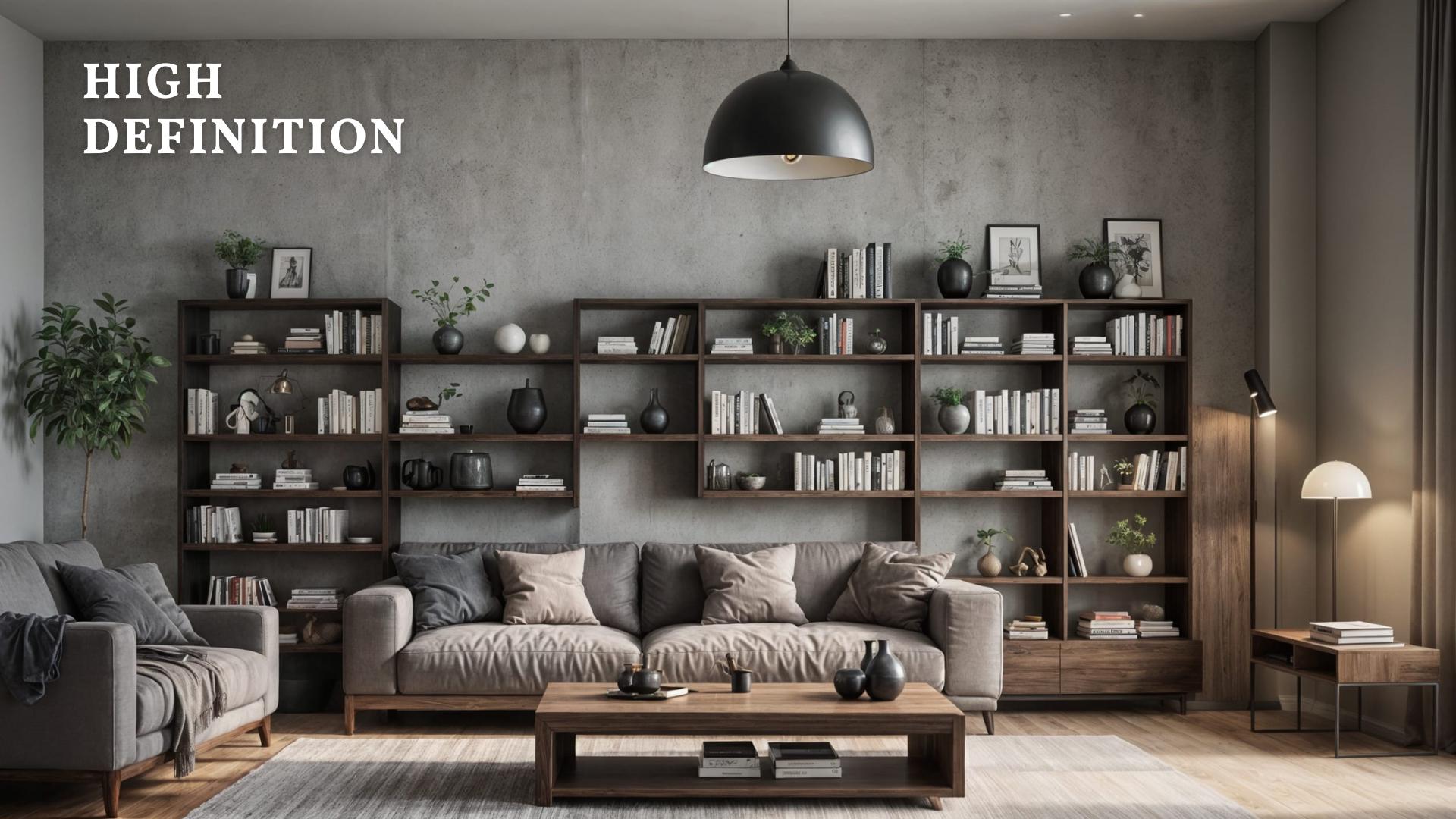 Virtual Background for Zoom and Teams Meetings | Modern Living Room ...