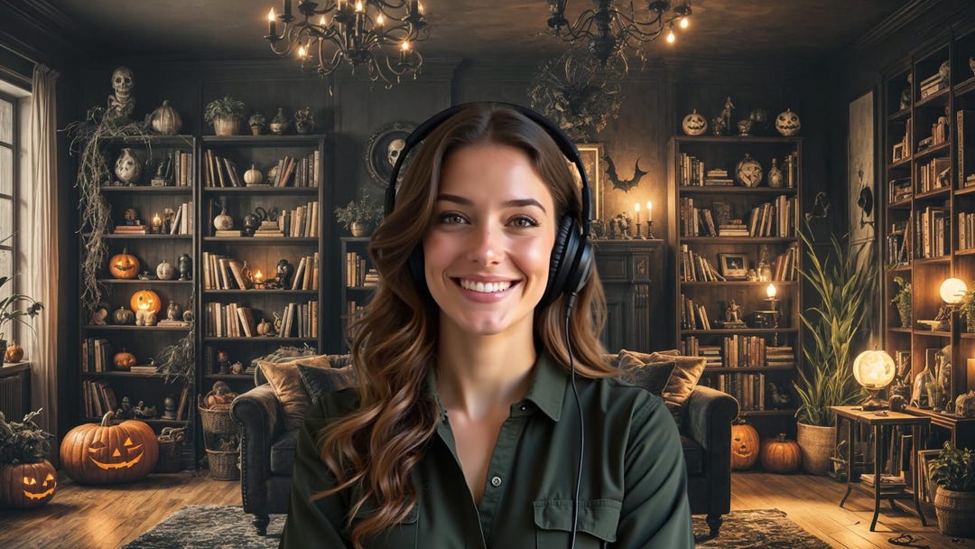 Spooky Halloween Virtual Background for Zoom and Teams Meetings ...