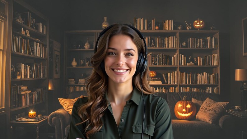 Spooky Halloween Virtual Background for Zoom and Teams Meetings ...