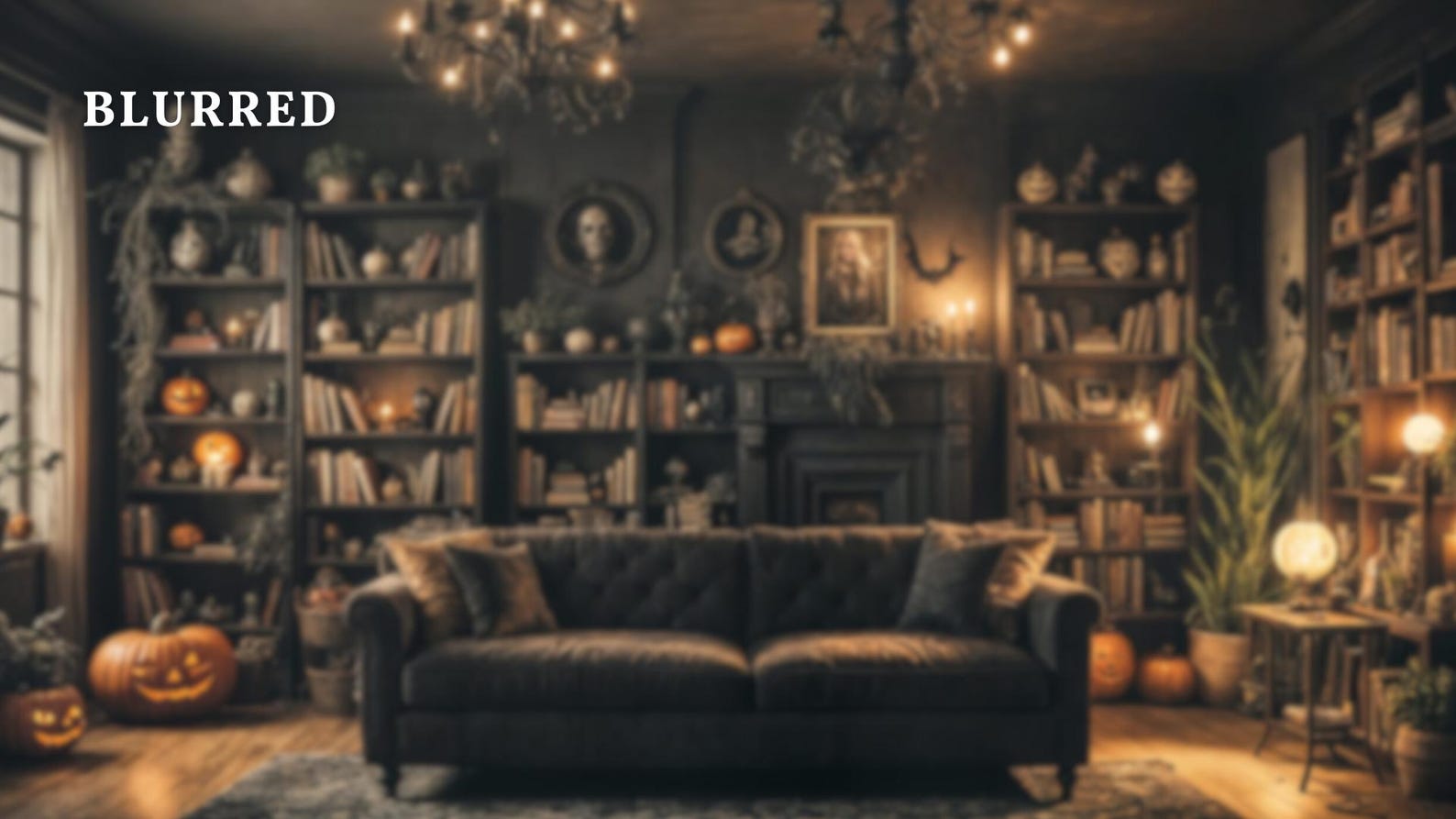 Spooky Halloween Virtual Background for Zoom and Teams Meetings ...