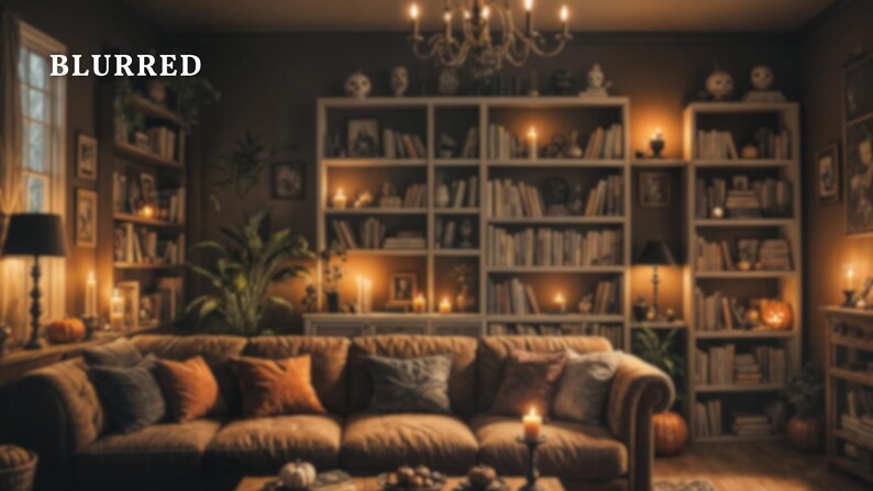 Spooky Halloween Virtual Background for Zoom and Teams Meetings ...