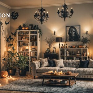 Spooky Halloween Virtual Background for Zoom and Teams Meetings ...