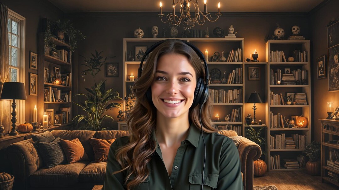 Spooky Halloween Virtual Background for Zoom and Teams Meetings ...