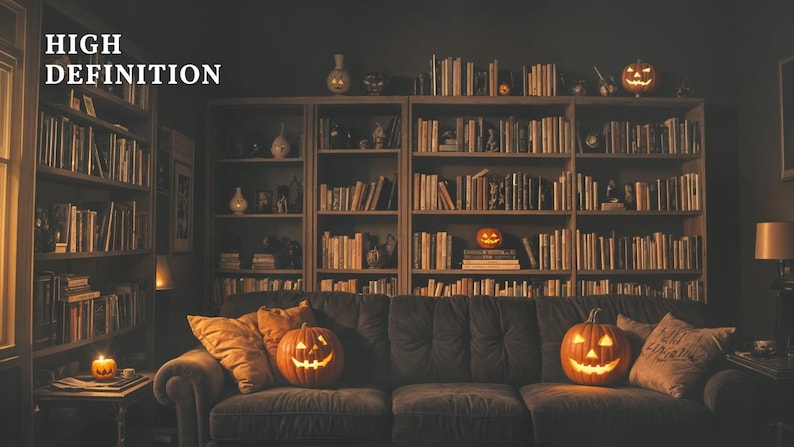 Spooky Halloween Virtual Background for Zoom and Teams Meetings ...