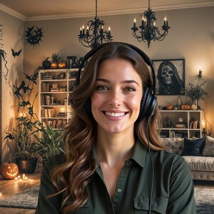 Spooky Halloween Virtual Background for Zoom and Teams Meetings ...