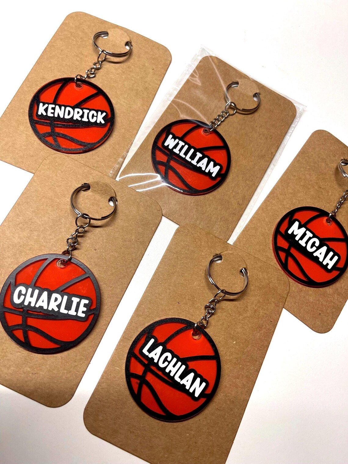 Personalised Basketball Keyrings - Etsy