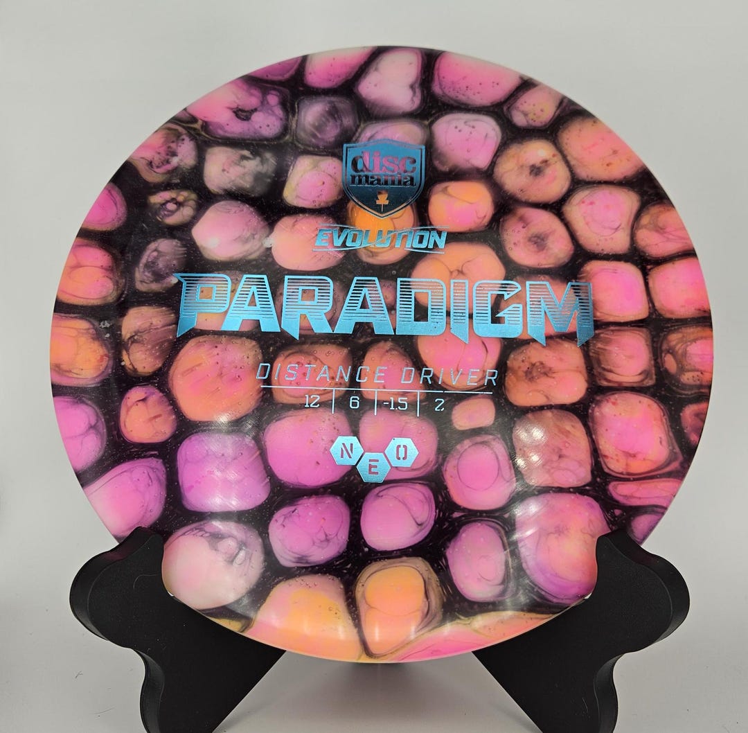 Custom Dyed Discmania Neo Paradigm, 173g - Disc Golf Distance Driver ...