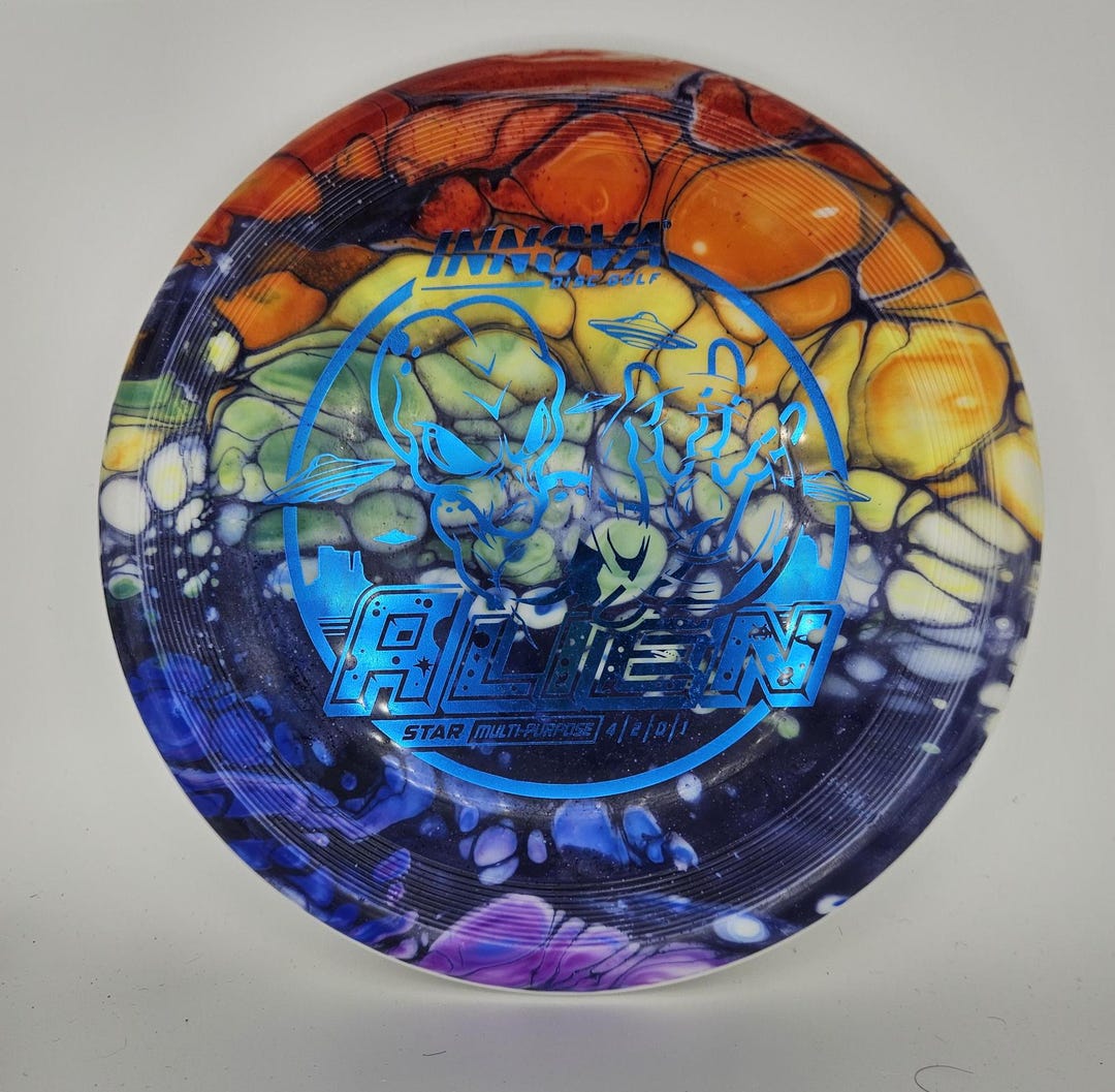 Custom Dyed Innova Star Alien, 170g - Disc Golf Midrange Driver ...