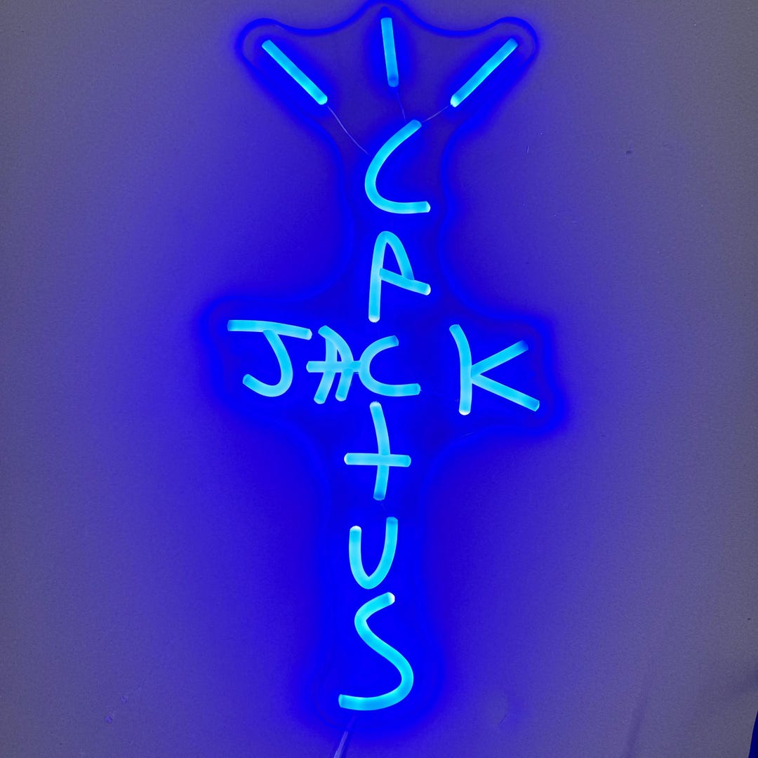 CACTUS JACK Neon Signs,travis Scott Cactus Jack Neon Signs Decor,bar ...