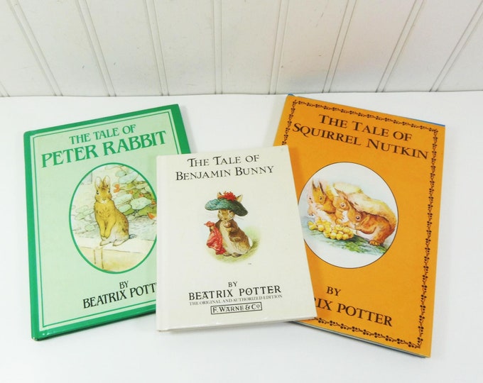 Peter Rabbit, Benjamín Bunny, Squirrel Nutkin YOUR CHOICE 1980s Beatrix ...