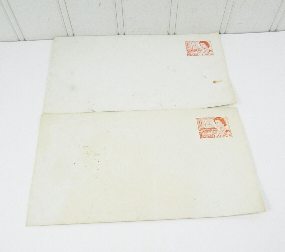 Canada 4 Cent Metered Postcards & 3 Cent King George VI - Etsy