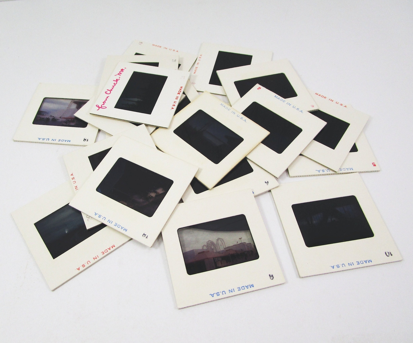 Technicolor Photo Slides 35mm Red OR Blue Star Frame 20 Color - Etsy