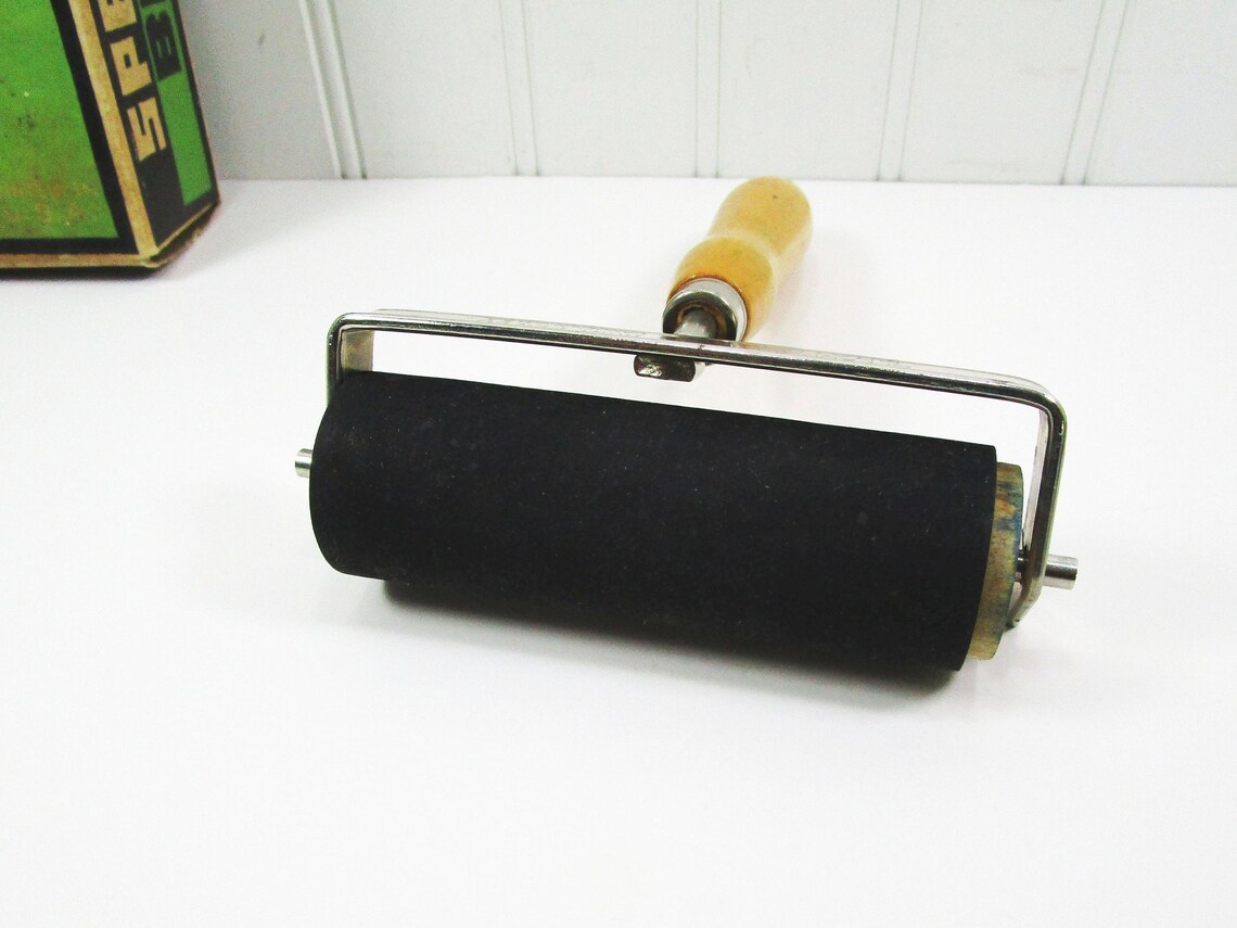 Speedball Brayer for Block Printing Vintage 4 Inch Roller No. | Etsy