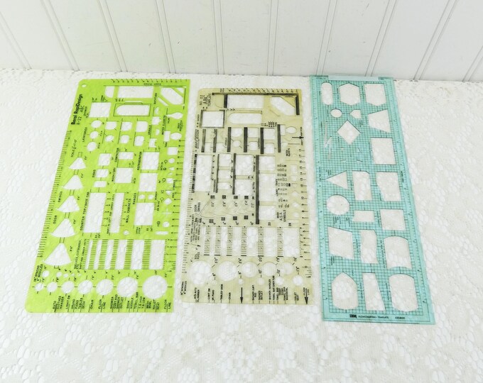 Vintage Templates Rapidesign Floorplans and IBM Flowchart Planning ...