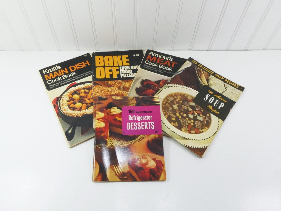 Cookbook Collection Main Dish, Meats, Soup, Desserts, Bake off 1970's ...