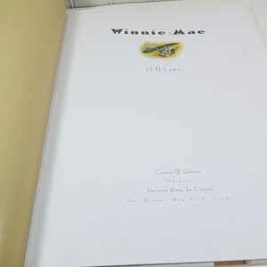 Winnie Mae by H B Lewis 1998 First Edition Creative Editions Hardcover ...