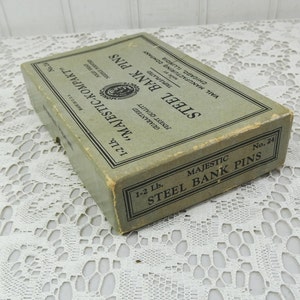 Majestic Kompakt Steel Bank Pins, 1-2 Lb Triple Plated Solid Head ...