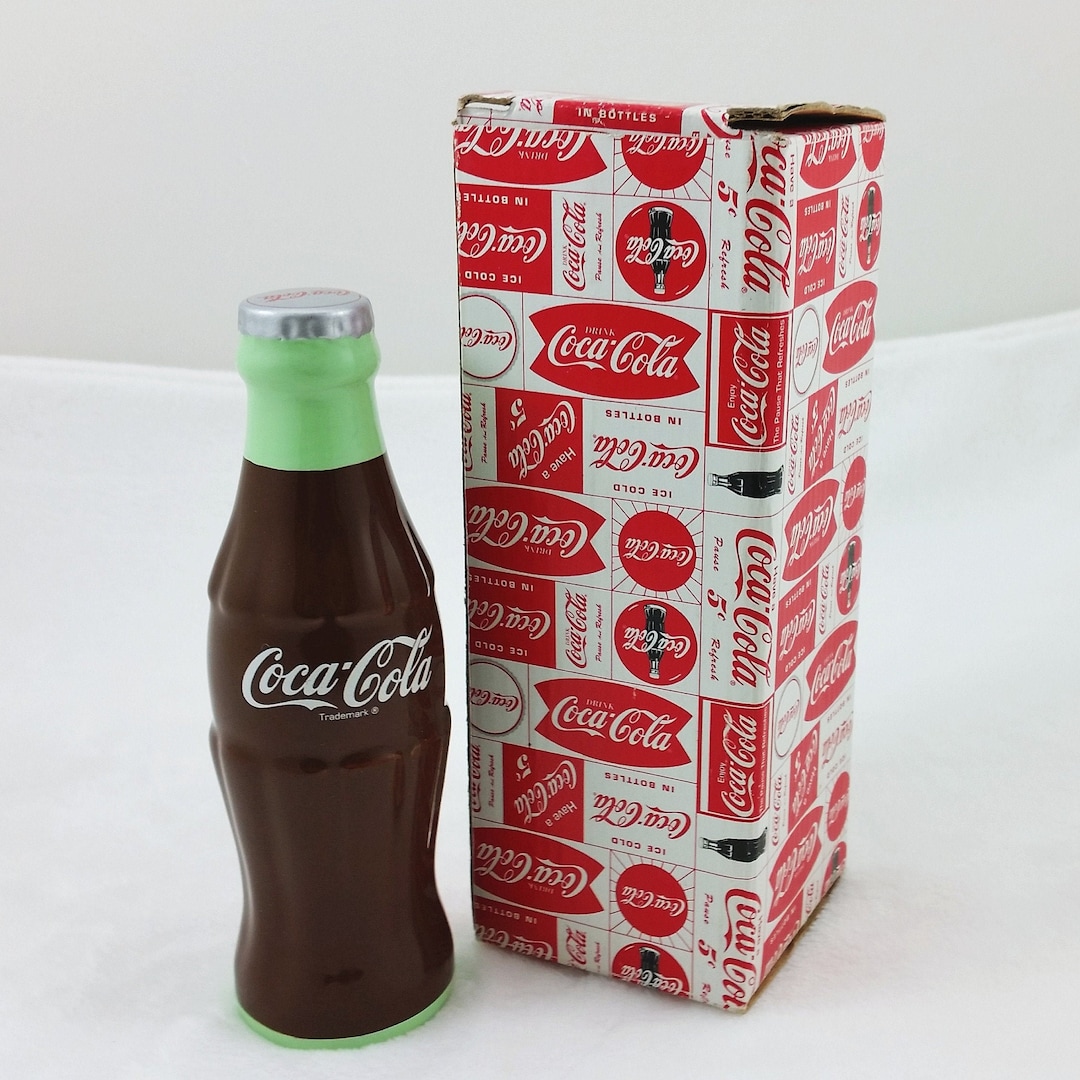 Coca Cola Miniature Bottle Classic Coke Figurine in Box 1995 Enesco ...