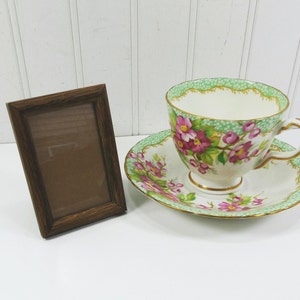 Small Metal Frame 2x3 Inch Wood-look Brown for Tabletop Desk School ...