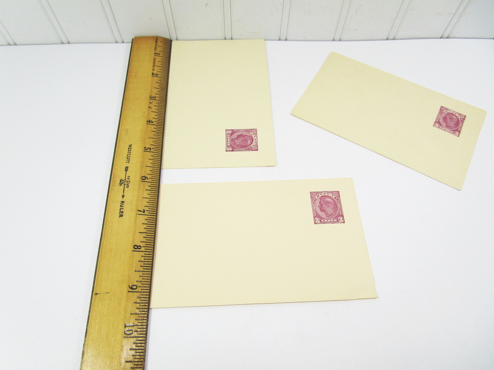 Canada 4 Cent Metered Postcards & 3 Cent King George VI - Etsy