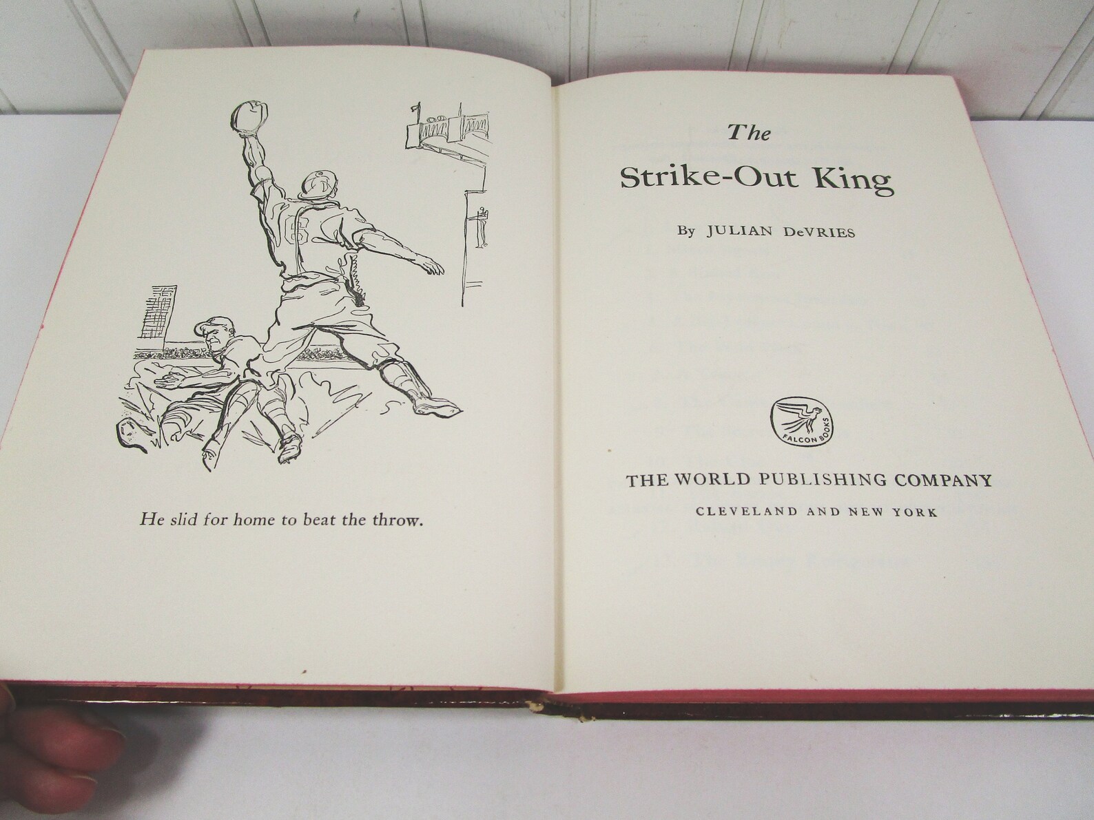 The Strike-out King and the Winning Basket 1948 Falcon Books - Etsy