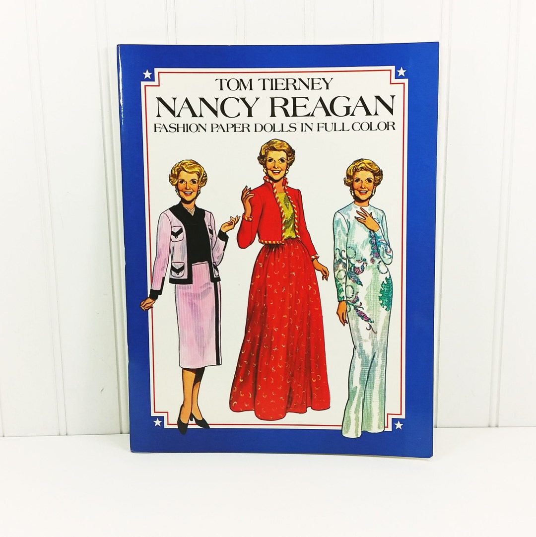 Nancy Reagan Paper Dolls With 31 Outfits by Tom Tierney Doll 1983 Dover ...