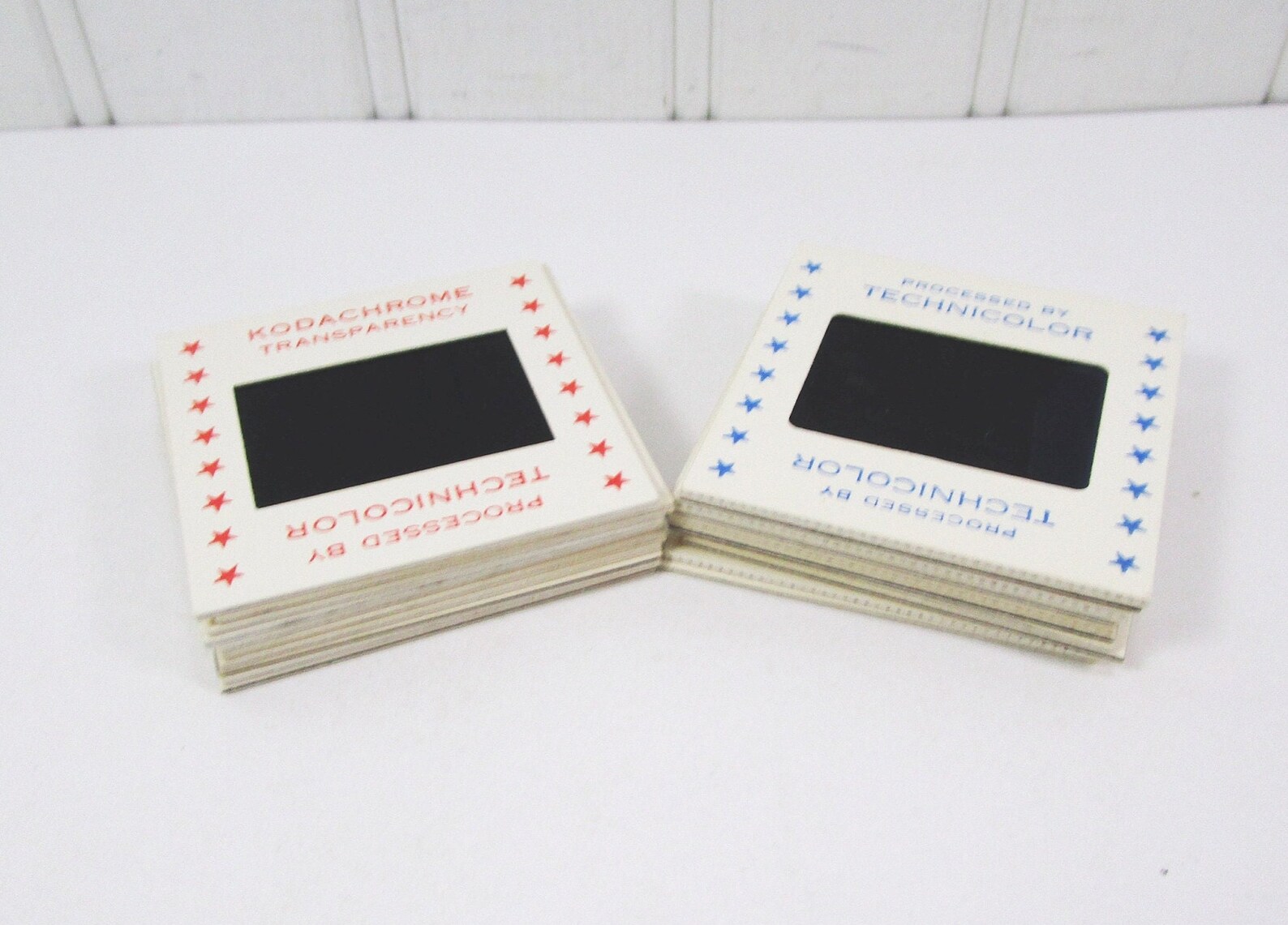 Technicolor Photo Slides 35mm Red OR Blue Star Frame 20 Color - Etsy