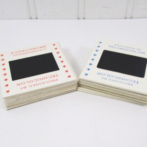 Technicolor Photo Slides, 35mm Red OR Blue Star Frame 20 Color Film ...