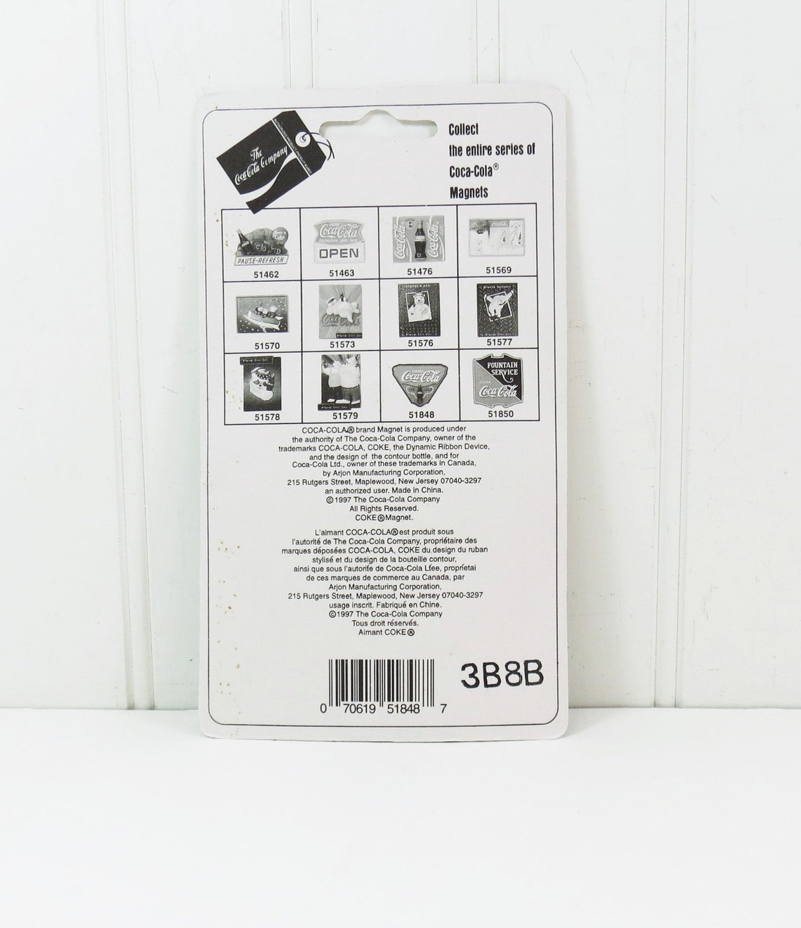 Coca-cola Magnets Coke Fountain Service New in Package Set of | Etsy