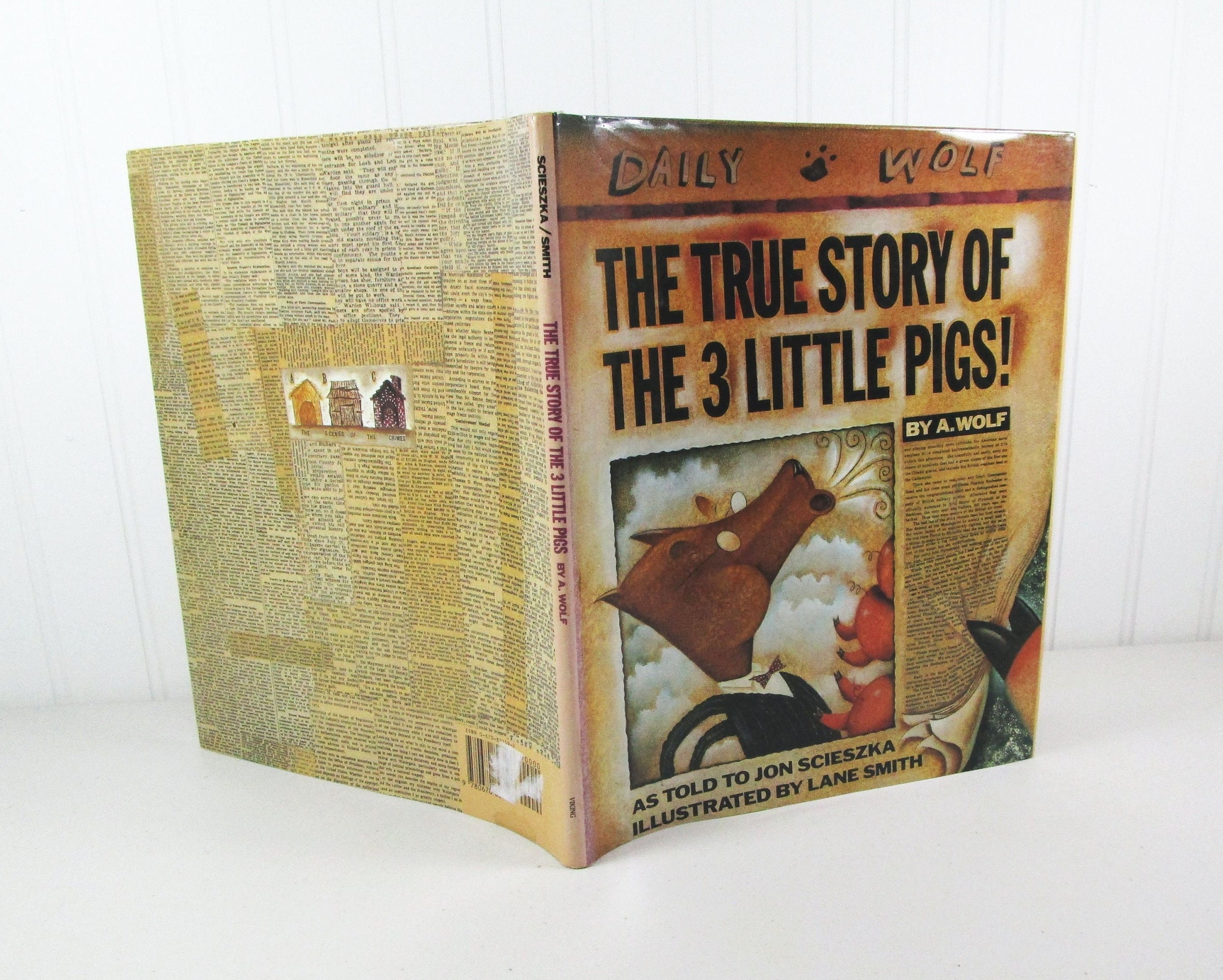 The True Story Of The Three Little Pigs Book Cover