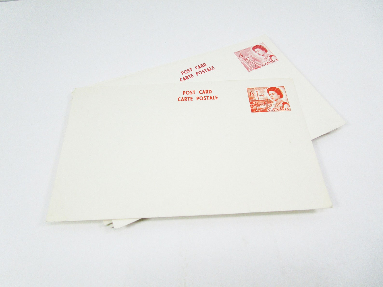 Canada 4 Cent Metered Postcards & 3 Cent King George VI - Etsy