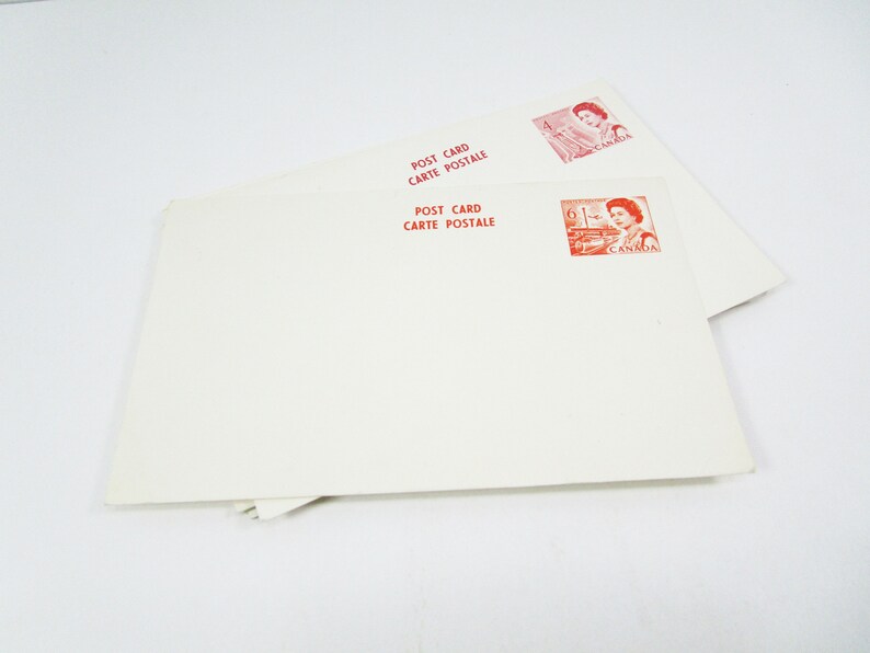 Canada 4 Cent Metered Postcards & 3 Cent King George VI - Etsy