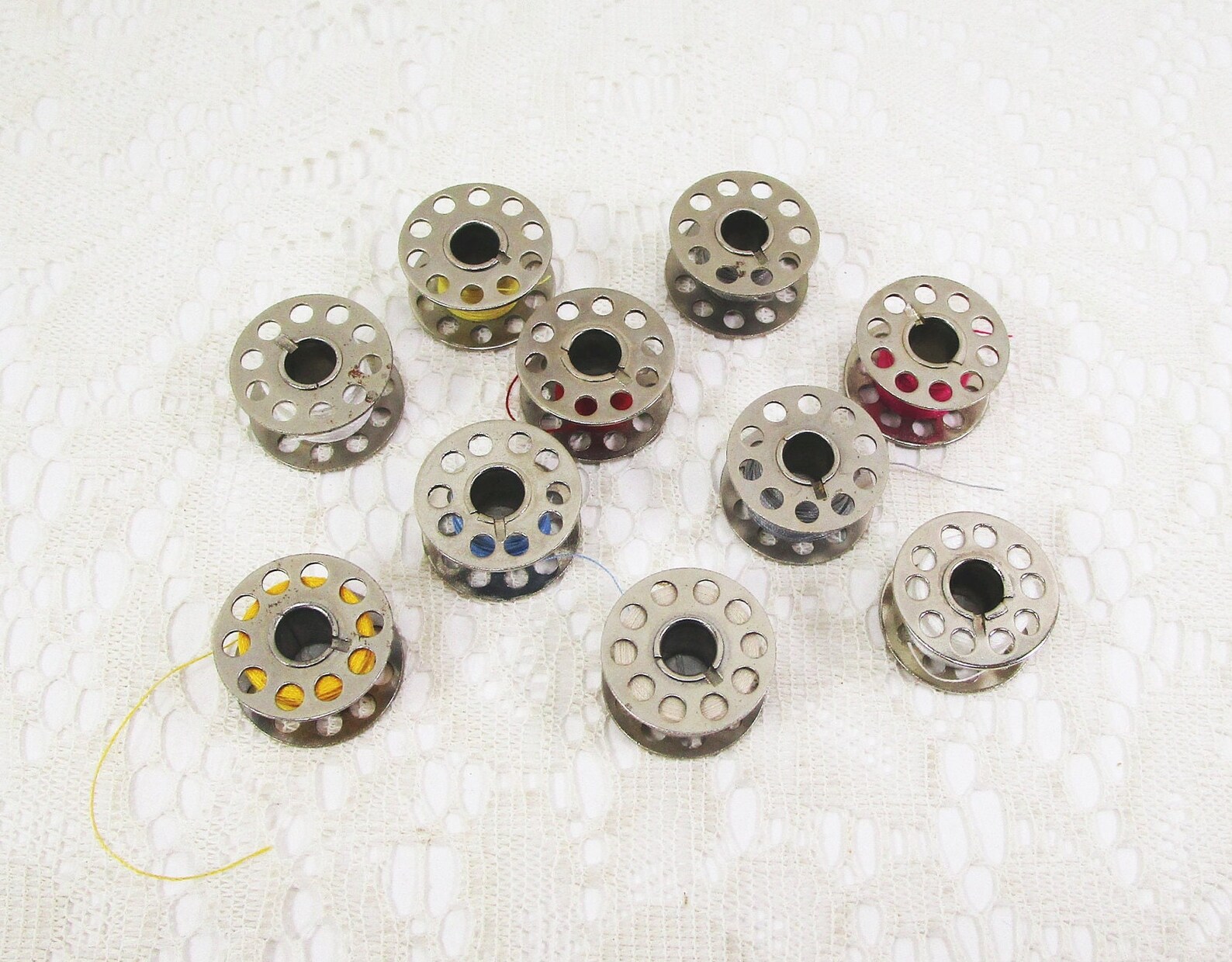 Metal Bobbins 10 Hole Style for 1970s Sewing Machines Singer - Etsy