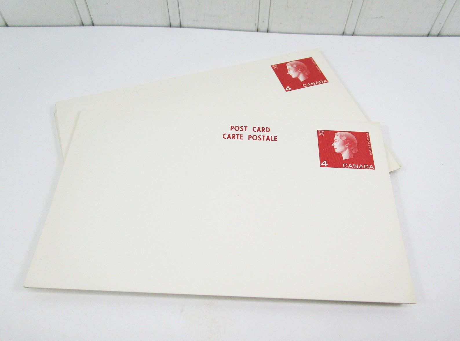 Canada 4 Cent Metered Postcards & 3 Cent King George VI - Etsy