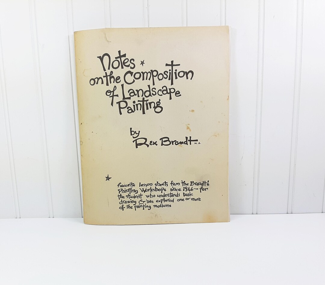Notes on the Composition of Landscape Painting by Rex Brandt, 1959 ...