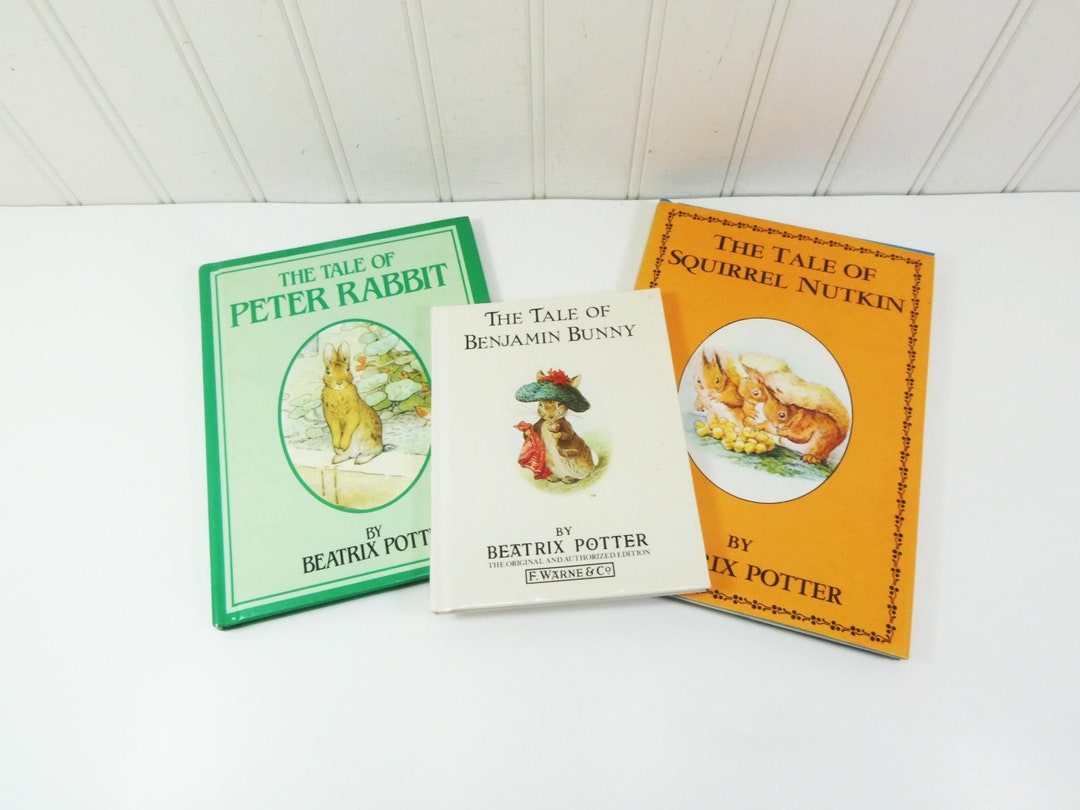 Peter Rabbit, Benjamín Bunny, Squirrel Nutkin YOUR CHOICE 1980s Beatrix ...