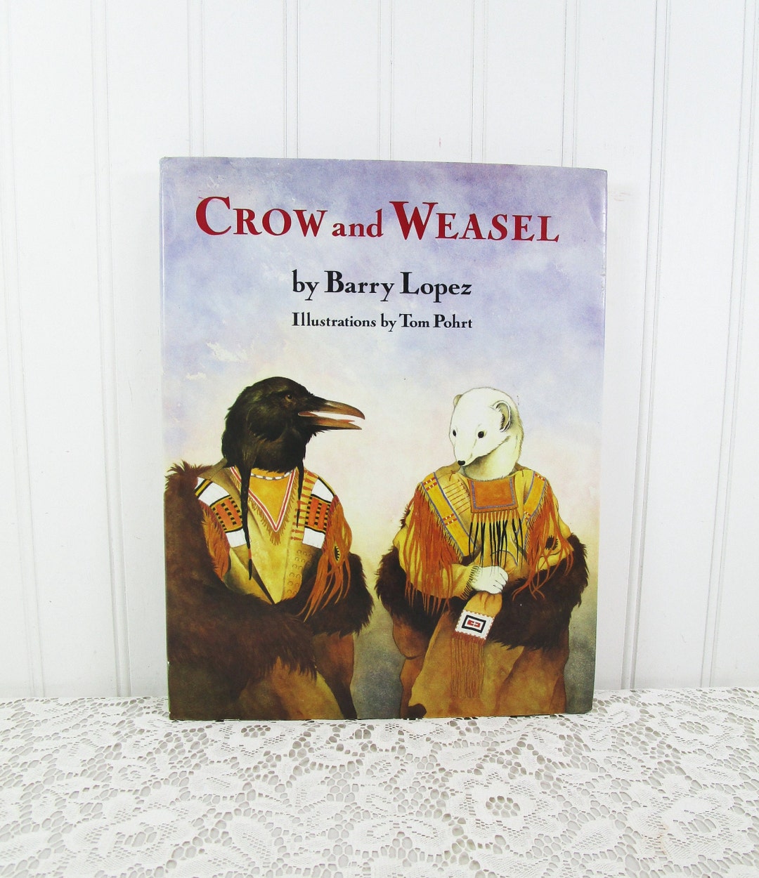 Crow and Weasel by Barry Lopez 1990 First Edition Random House of Canada Indigenous Fable - Etsy