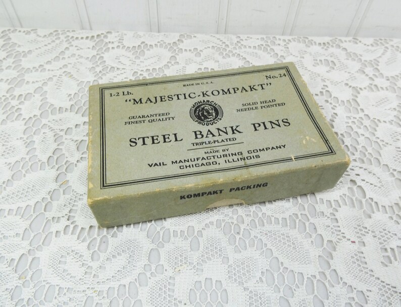 Majestic Kompakt Steel Bank Pins 1-2 Lb Triple Plated Solid - Etsy