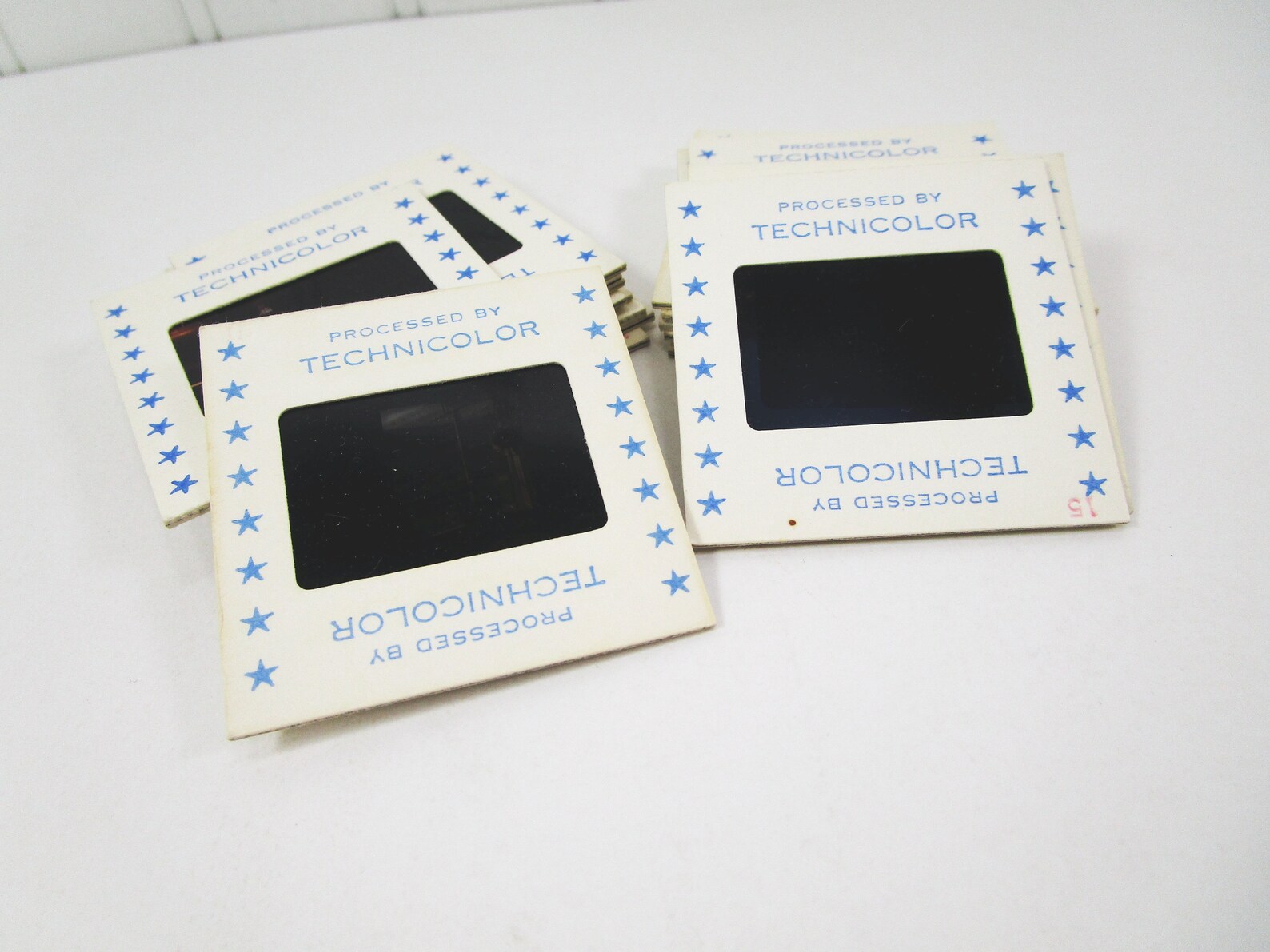 Technicolor Photo Slides 35mm Red OR Blue Star Frame 20 Color - Etsy