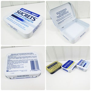 Sucrets Tins, Vintage Hinged Lid Small Collectible Container Your ...