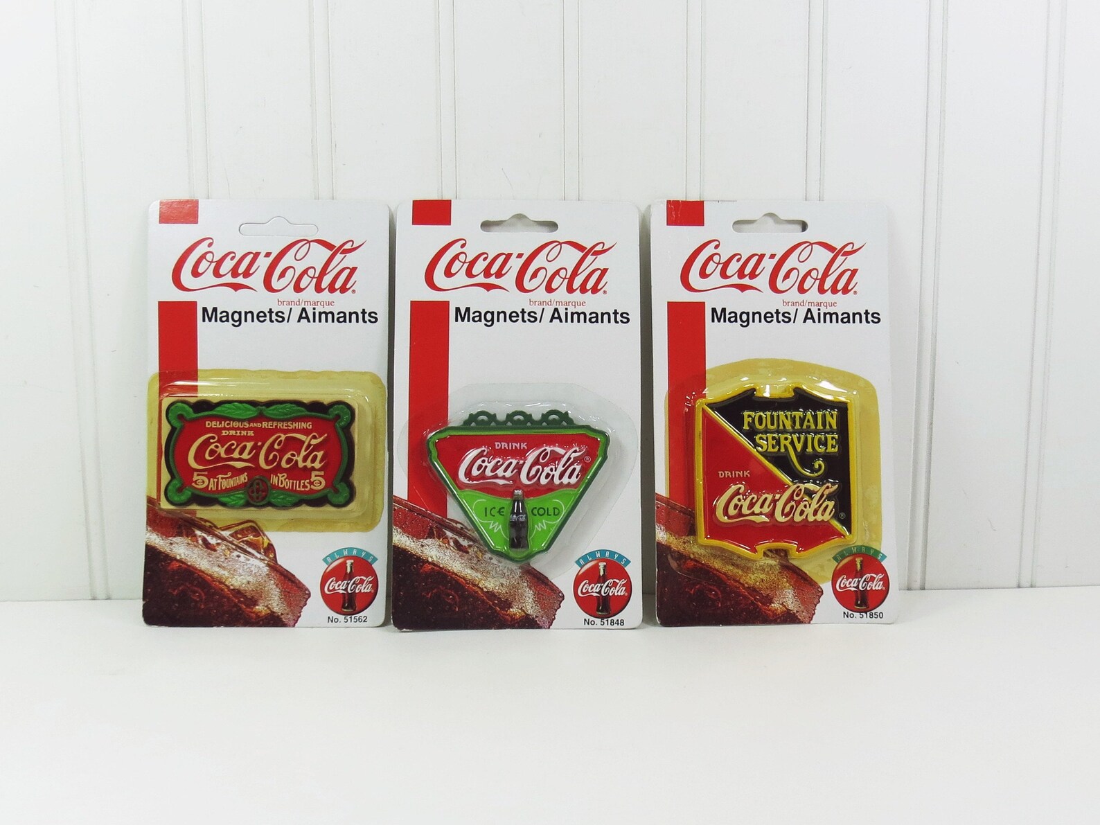Coca-cola Magnets Coke Fountain Service New in Package Set of | Etsy