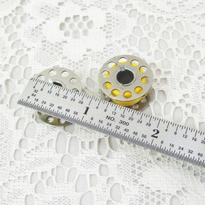 Metal Bobbins 10 Hole Style for 1970s Sewing Machines Singer Kenmore Zig-zag Deluxe Vintage ...