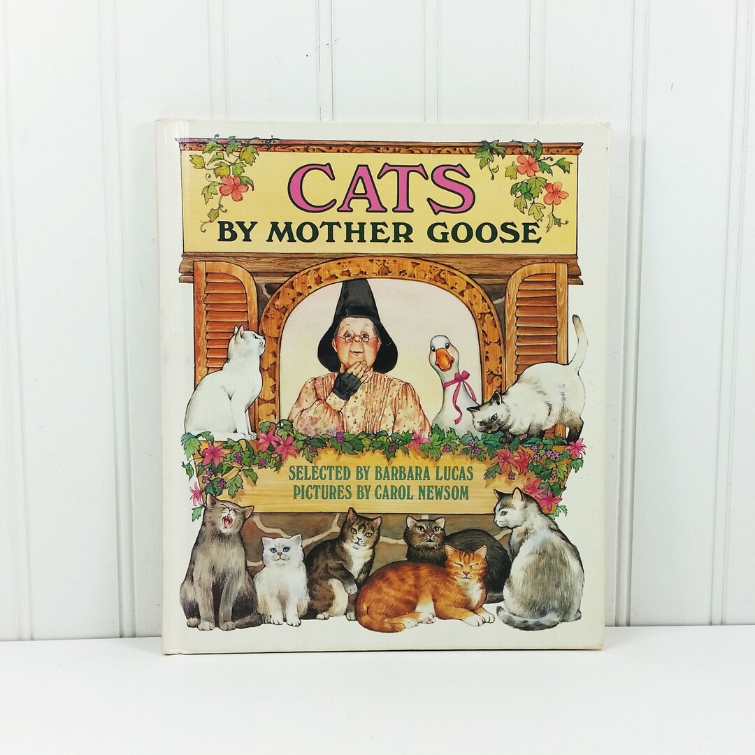 Cats by Mother Goose by Barbara Lucas 1986 First Edition Lothrop Lee ...