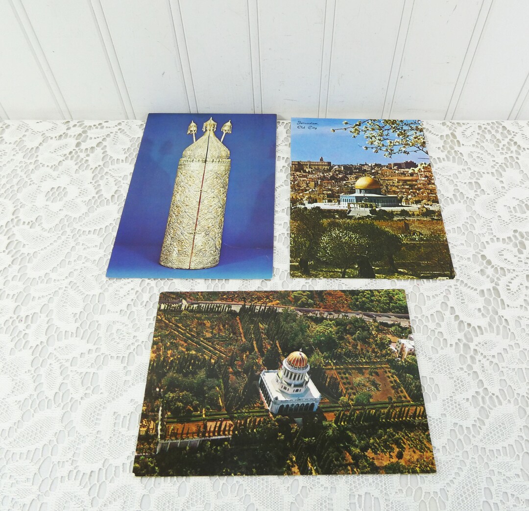 Holy Land Postcards Unused Vintage Souvenir Old City - Etsy