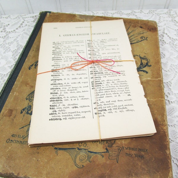 German Textbook Pages - Etsy