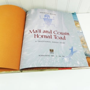 Maii and Cousin Horned Toad by Shonto Begay a Traditional Navajo Story ...